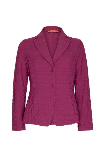 High Revere Jacket - Raspberry Jacquard 7805 – DIGBYS Boutique